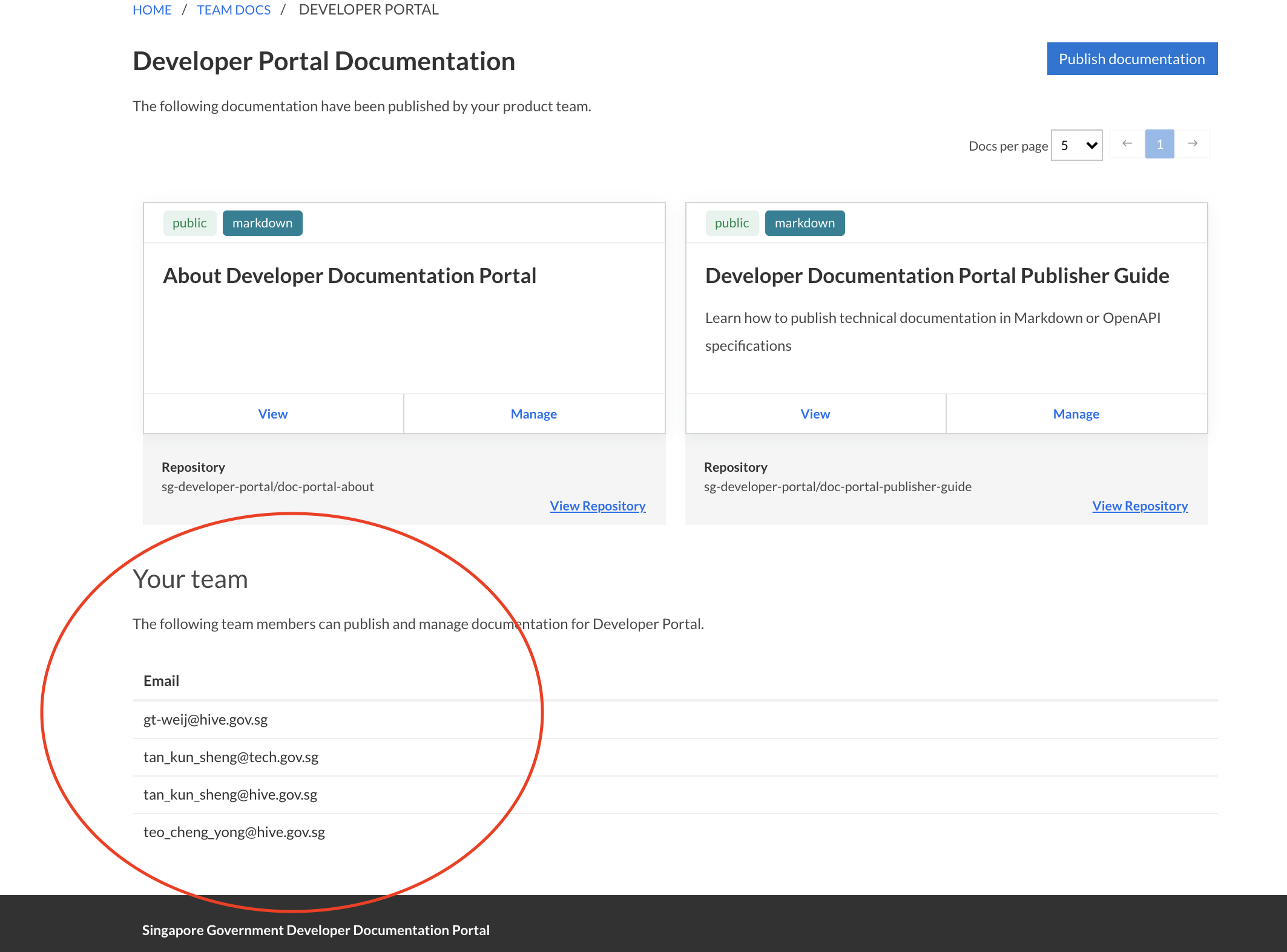 Documentation Portal Publisher Guide
