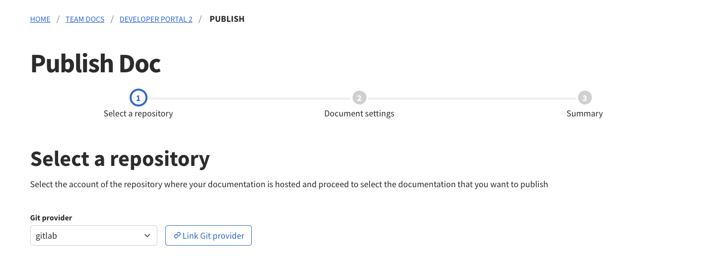 Documentation Portal Publisher Guide