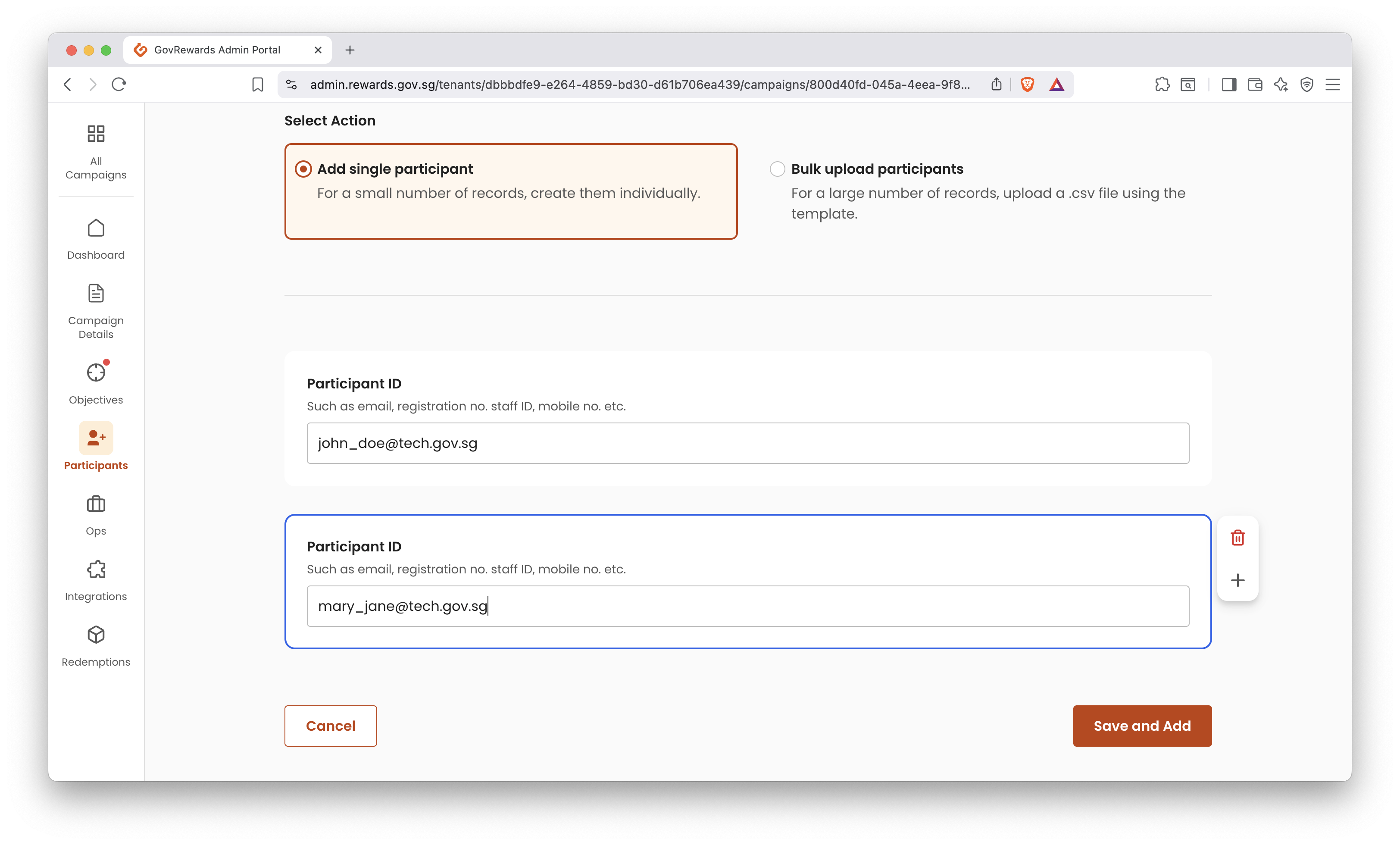 GovRewards User Guide