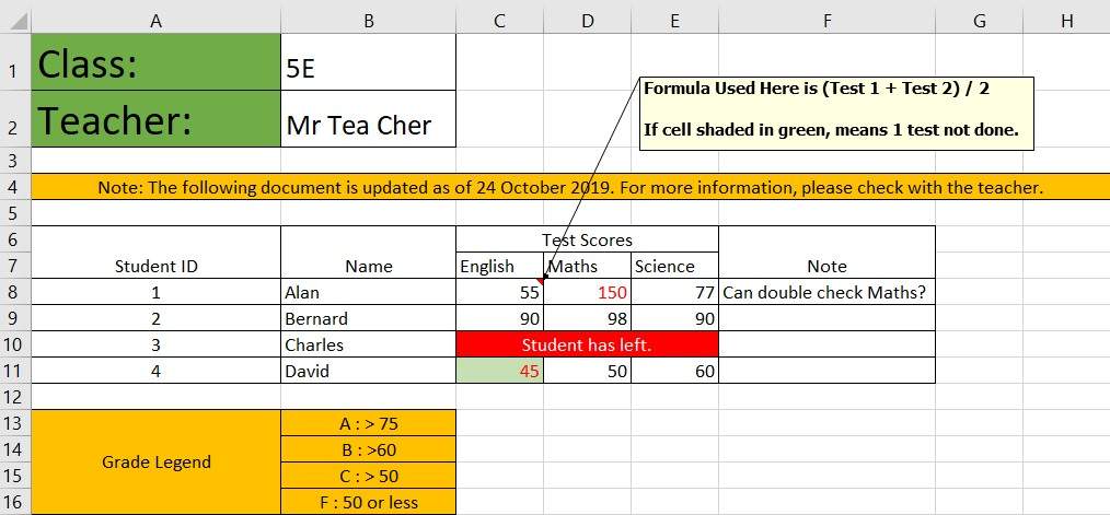 Lesson 2 A Tales Of Two Spreadsheets