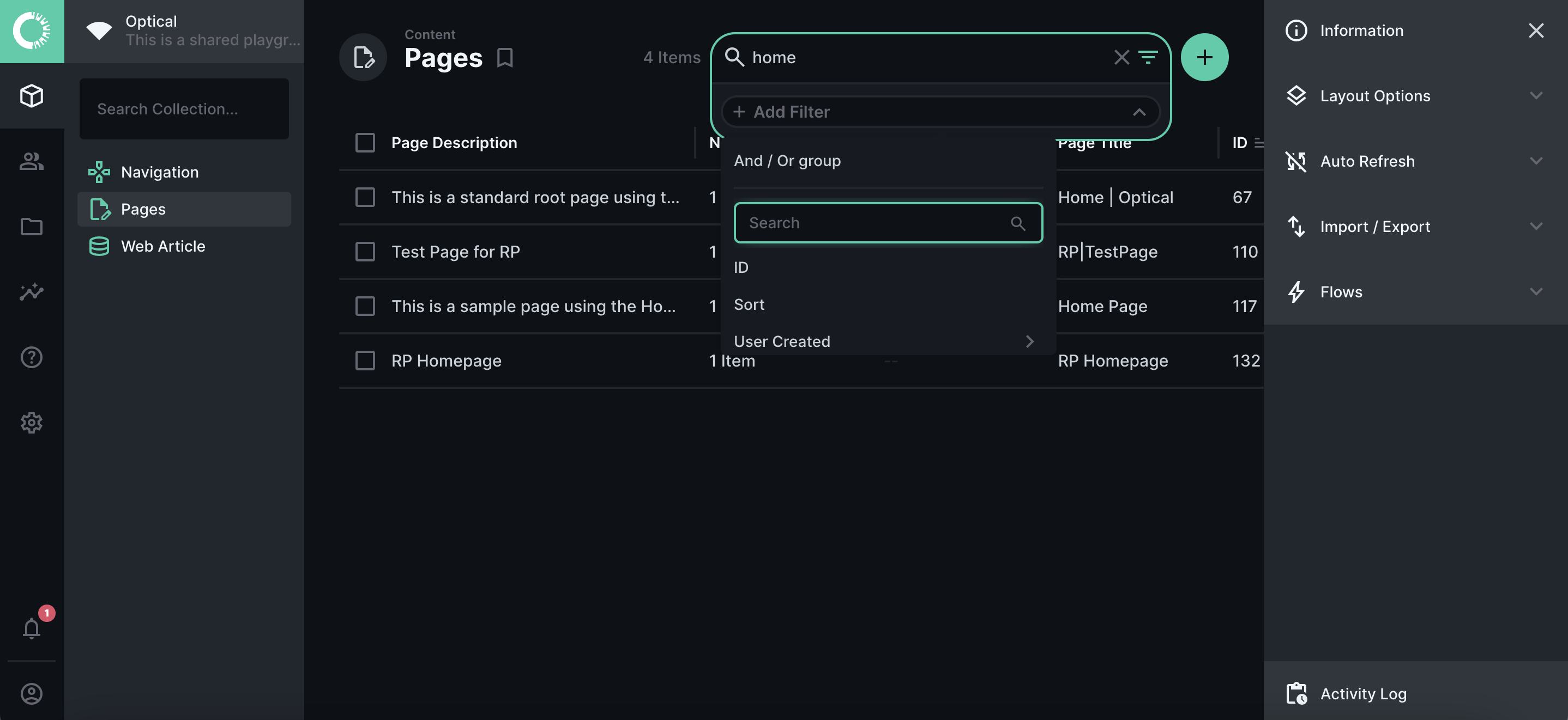 Optical Documentation