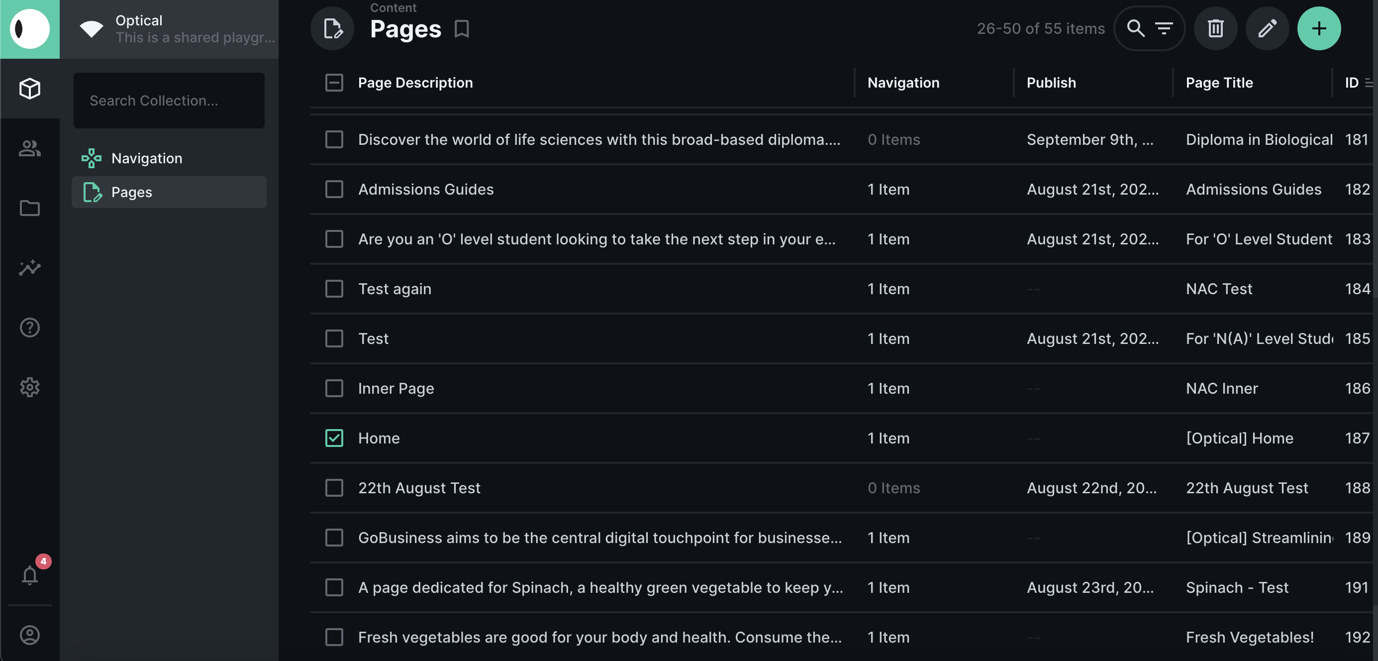 Optical Documentation