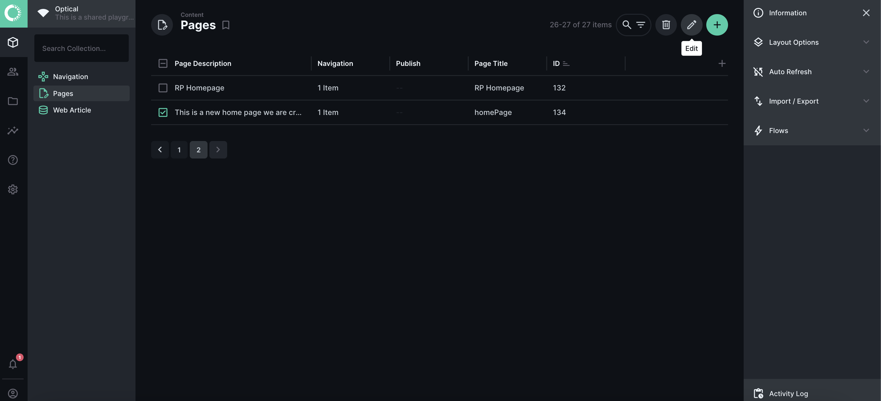Optical Documentation