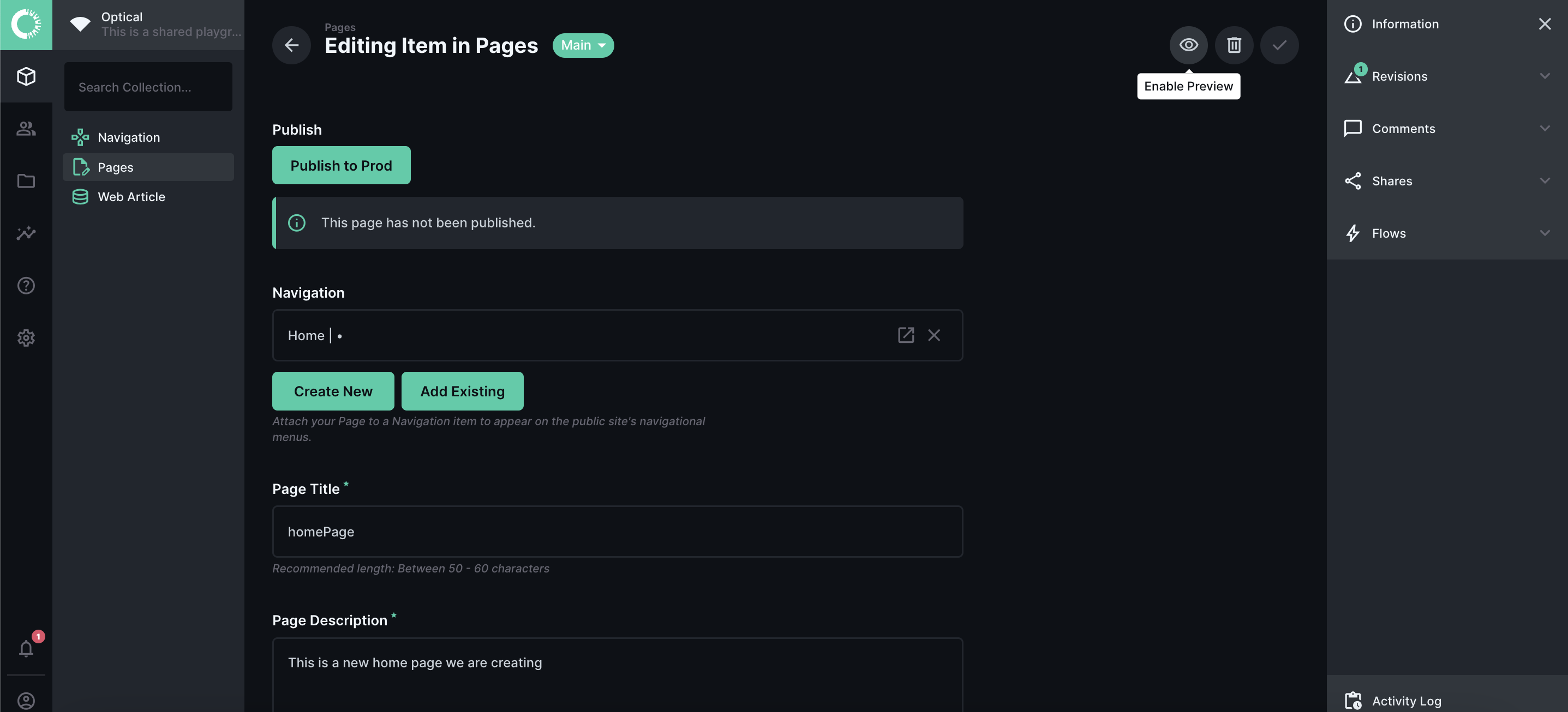 Optical Documentation