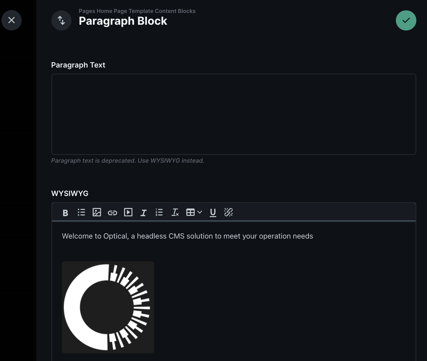 Optical Documentation