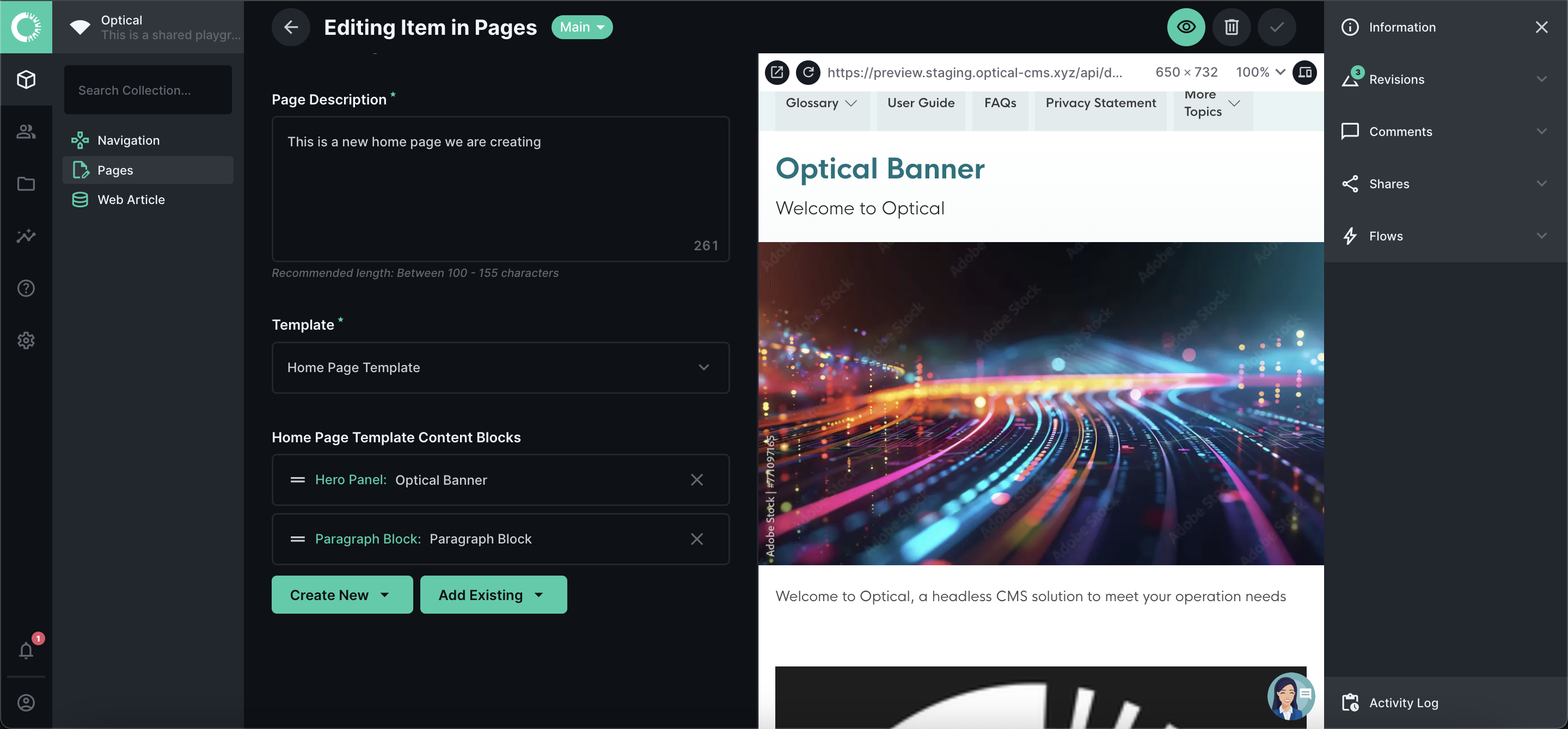 Optical Documentation