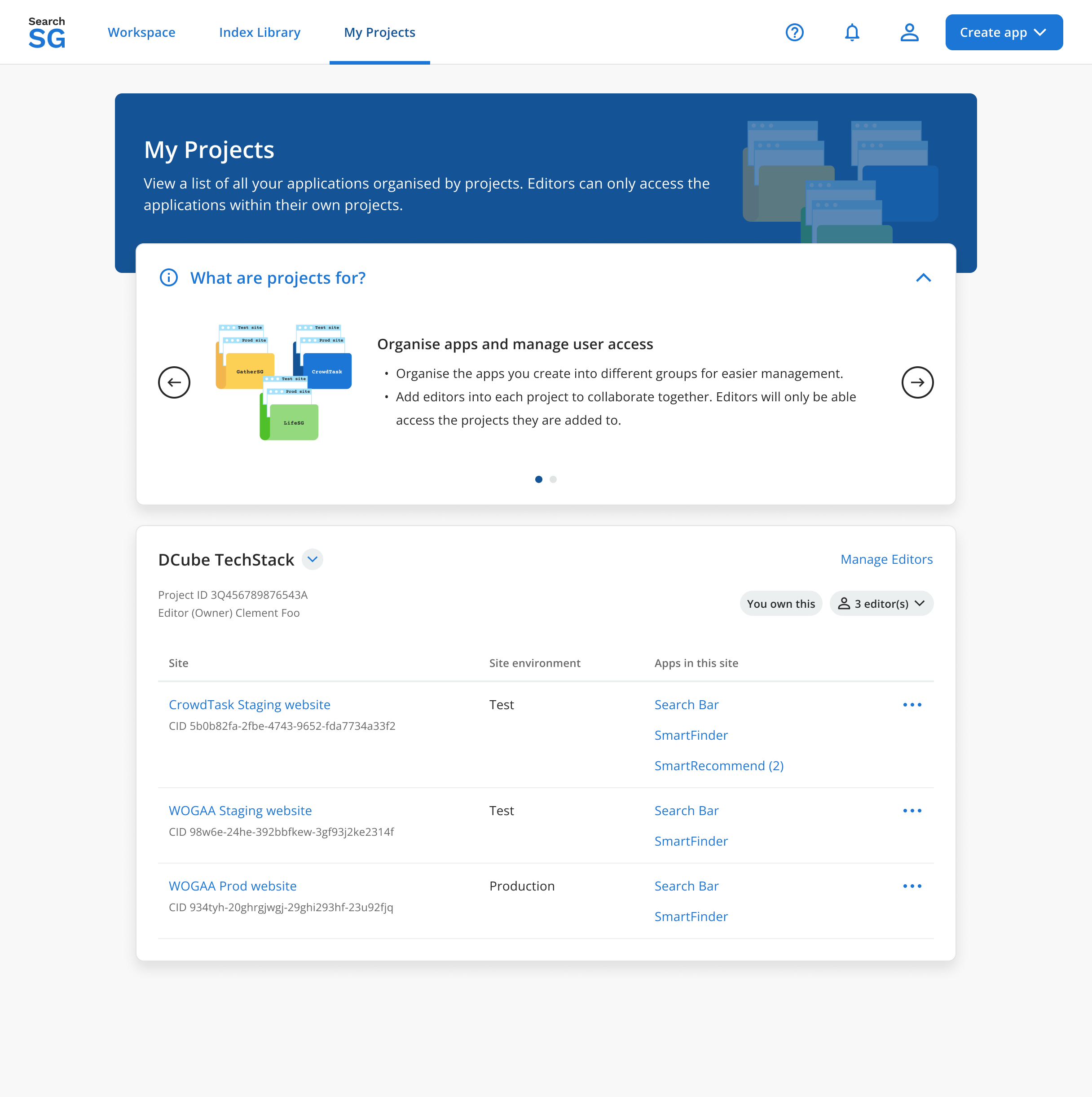 SearchSG Admin Portal User Guide