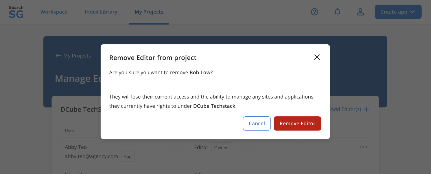 SearchSG Admin Portal User Guide