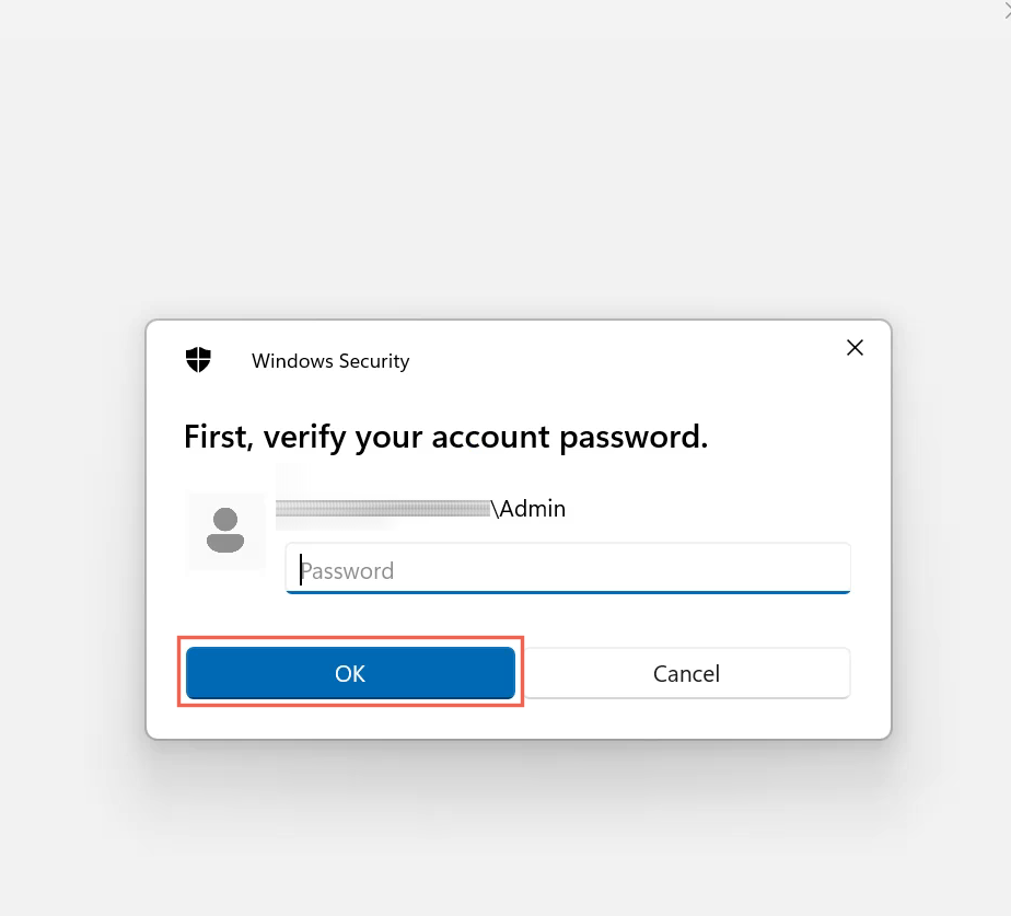 Onboard Windows device