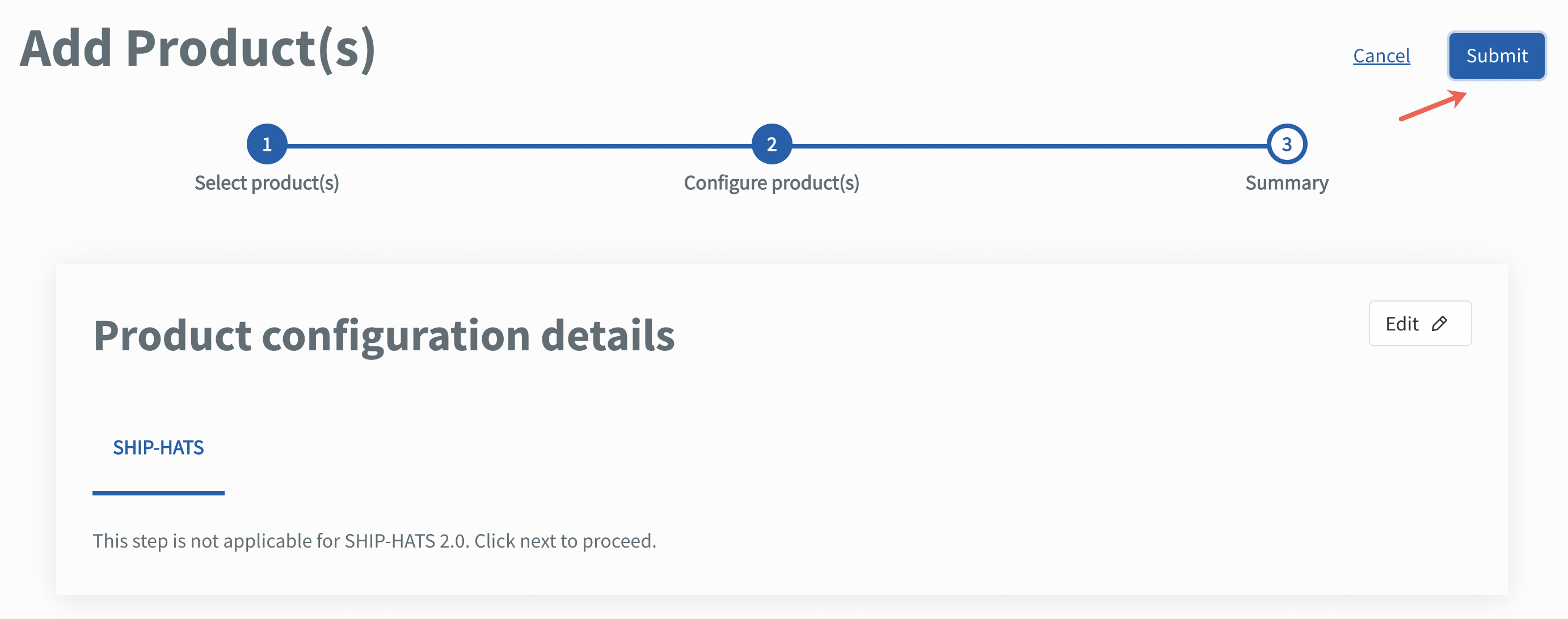 Add and configure Products