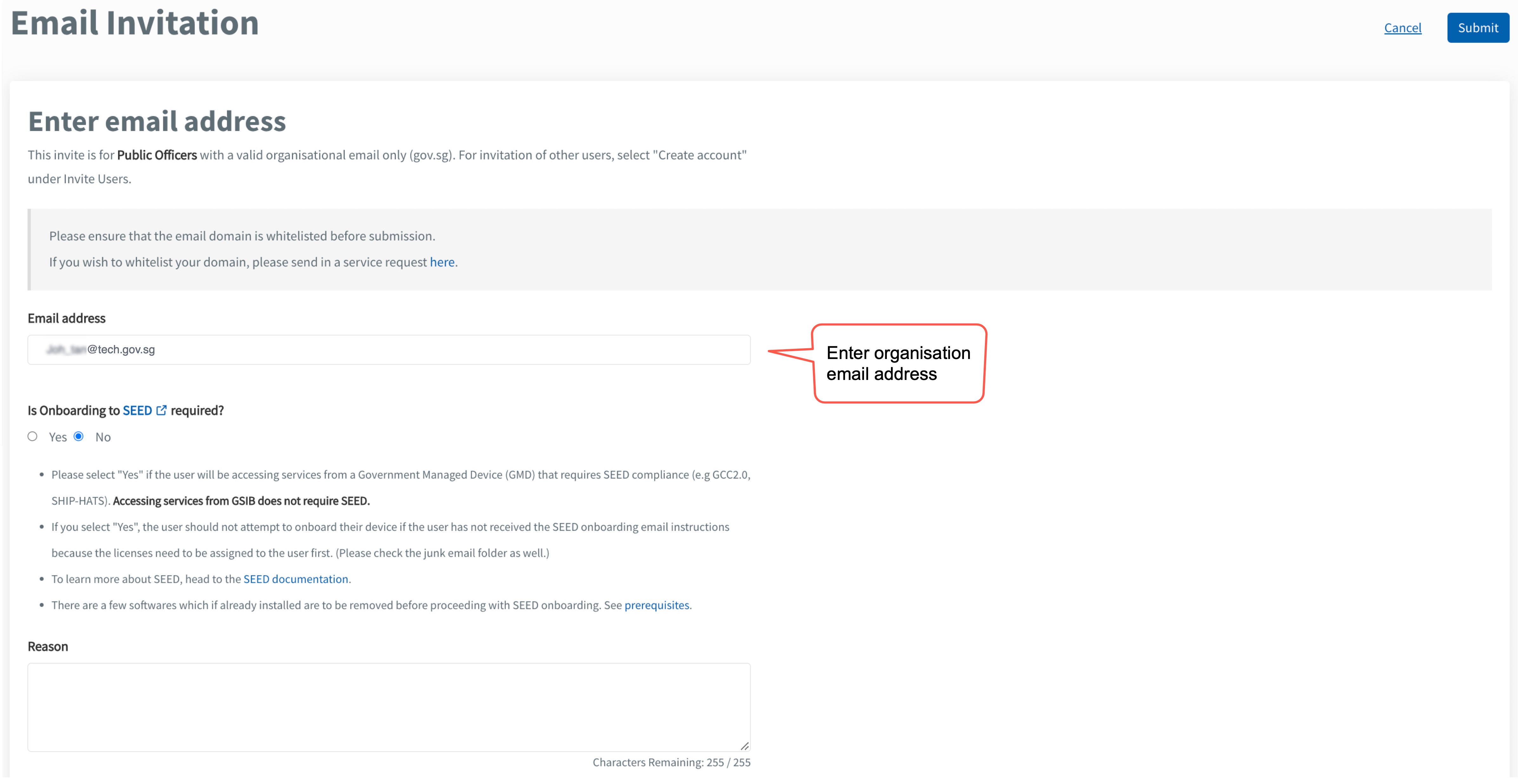 Invite users Invite users