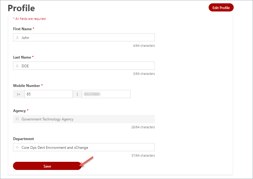 TechPass User Guide for Staging environment