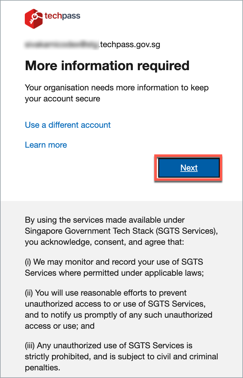 TechPass User Guide for Staging environment
